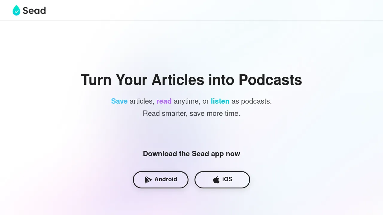 Sead - Smarter Reading - BestofAI